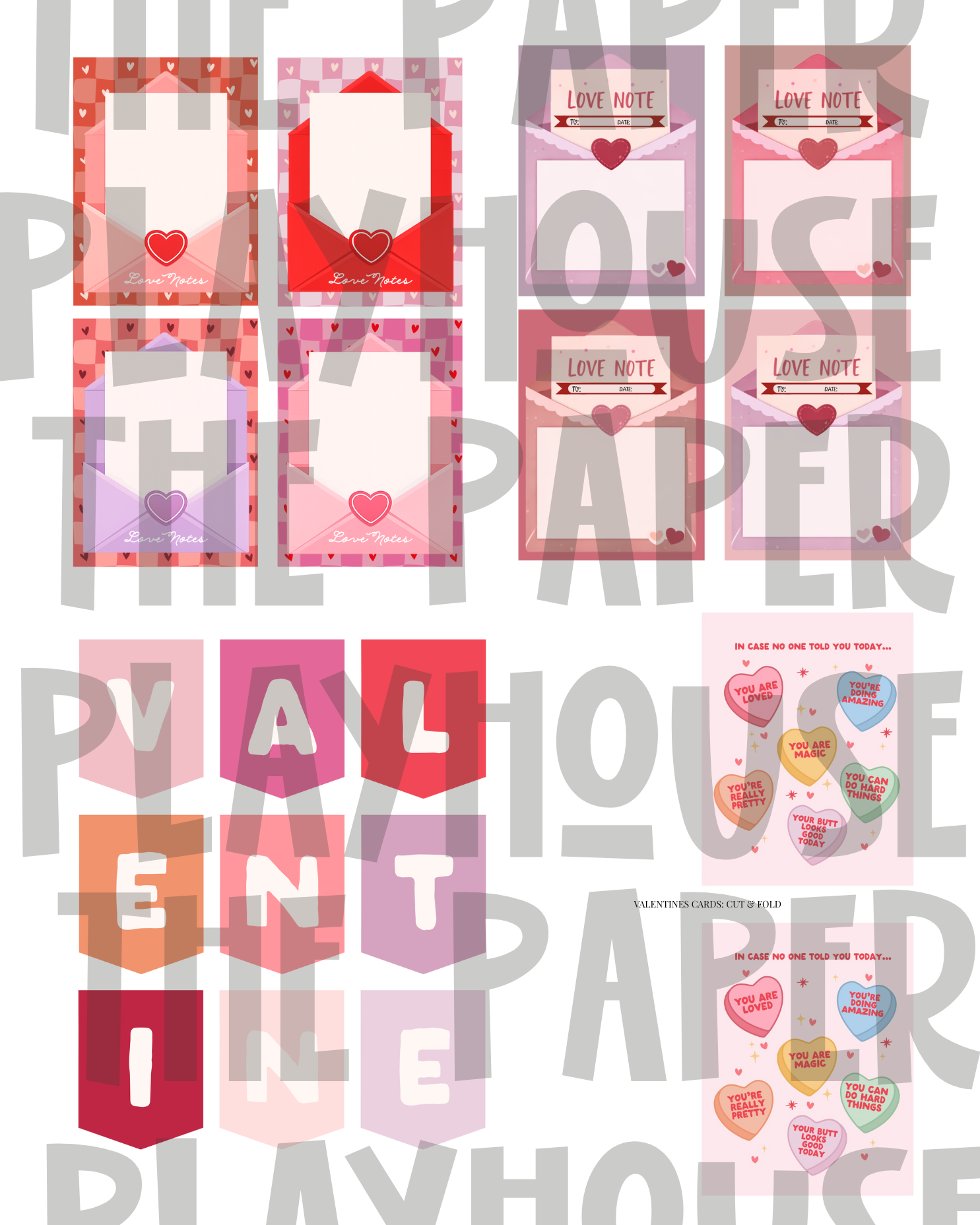 Versatile Valentine bundle | Printable downloadable – Ava Rose Shop