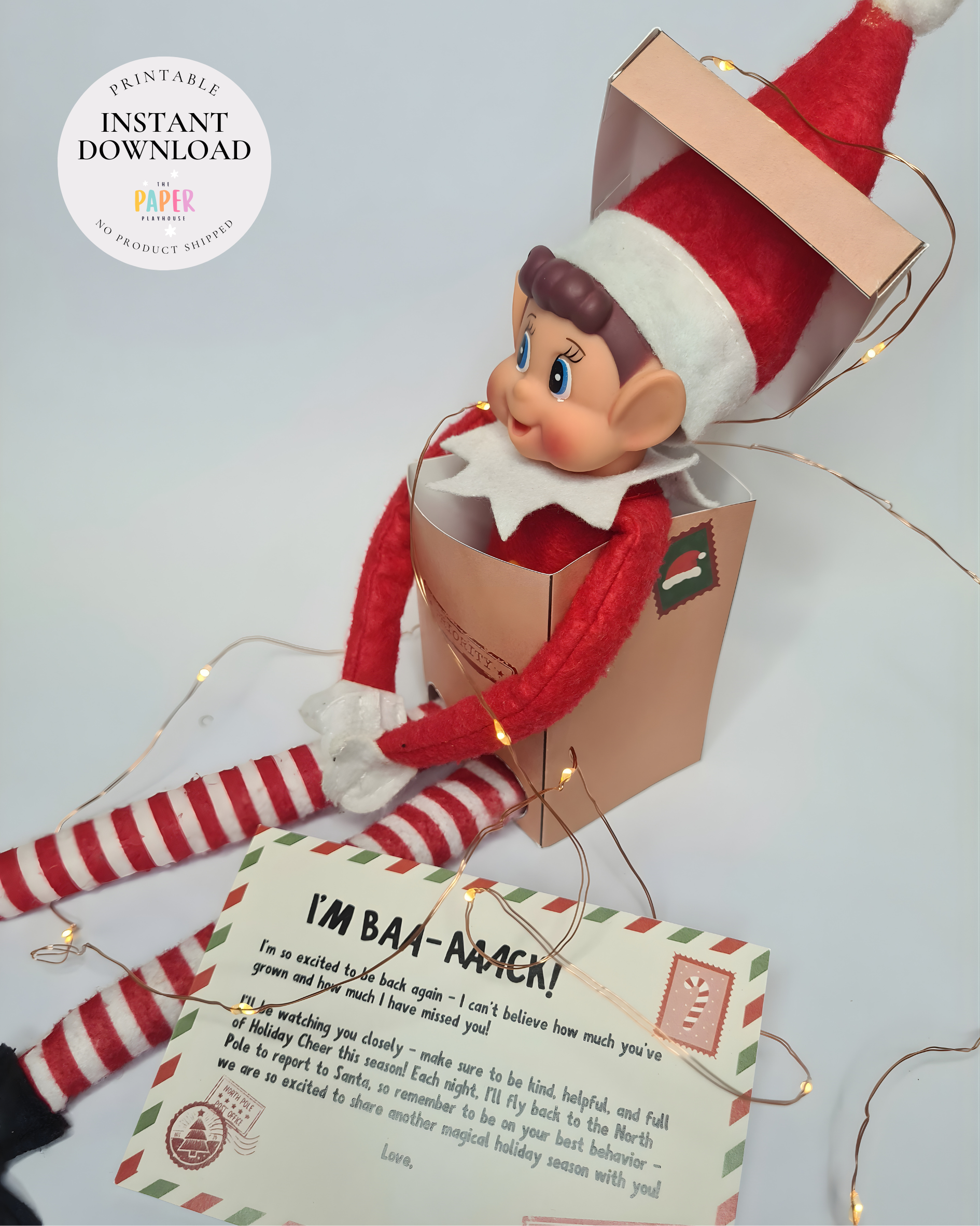 ELF ARRIVAL & DEPARTURE ONLY / Printable download – Ava Rose Shop